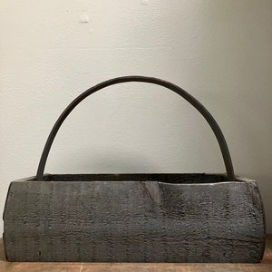 Vintage Wooden Box Garden Trug Rustic Wood Box for Christmas Display ...