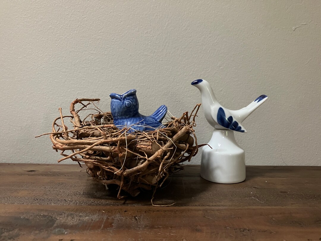 Bird Pie Funnel | Royal Worcester Bird Pie Vent | Blue Bird Self ...
