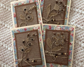 Handmade Eco Cards - Etsy