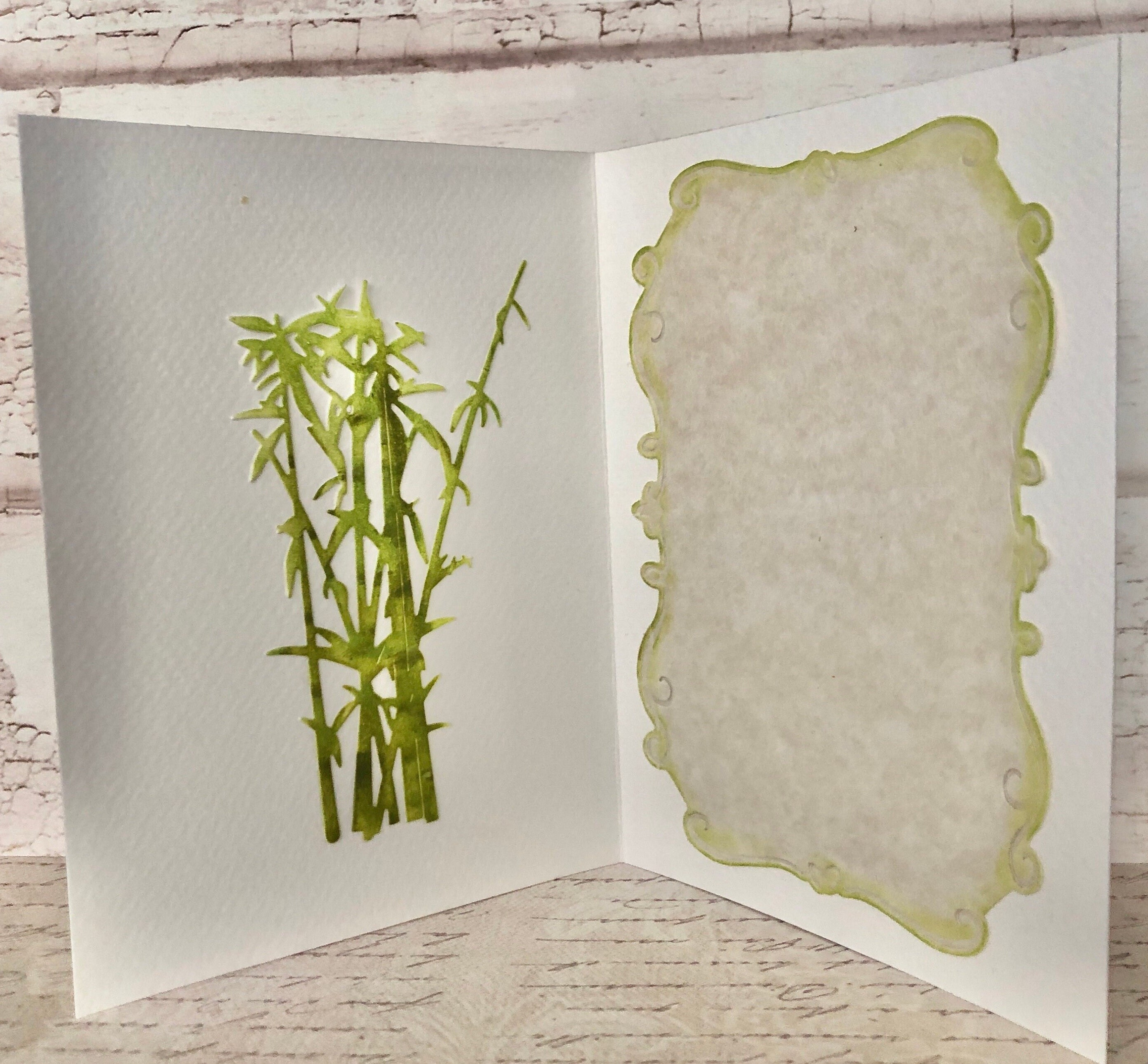 Handmade Panda and Bamboo Card, Be Happy Greeting Card , All Occasions ...