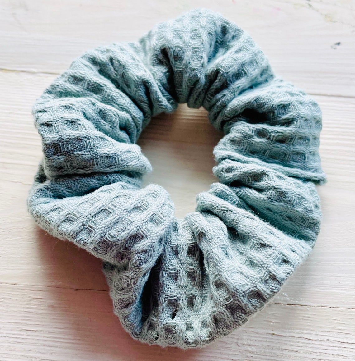 Waffle Knit Scrunchie Scrunchies Set Scrunchies Scrunchies | Etsy