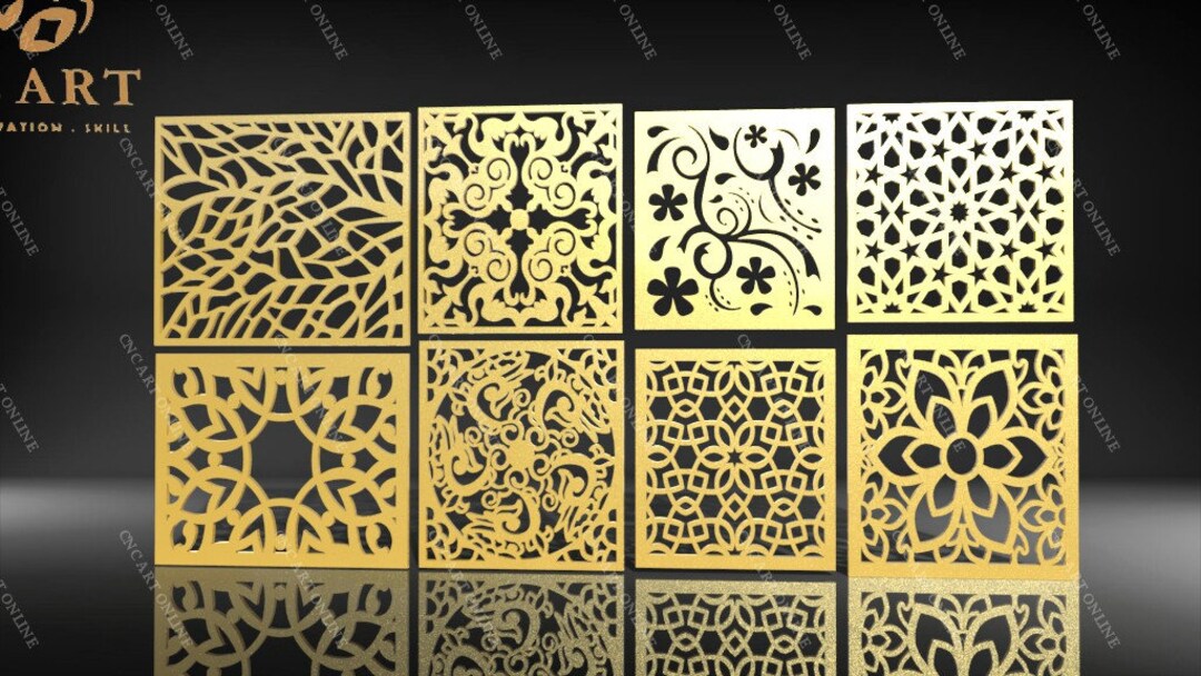 8 Modelos dxf dwg y eps archivo para CNC plasma o corte láser - Etsy España