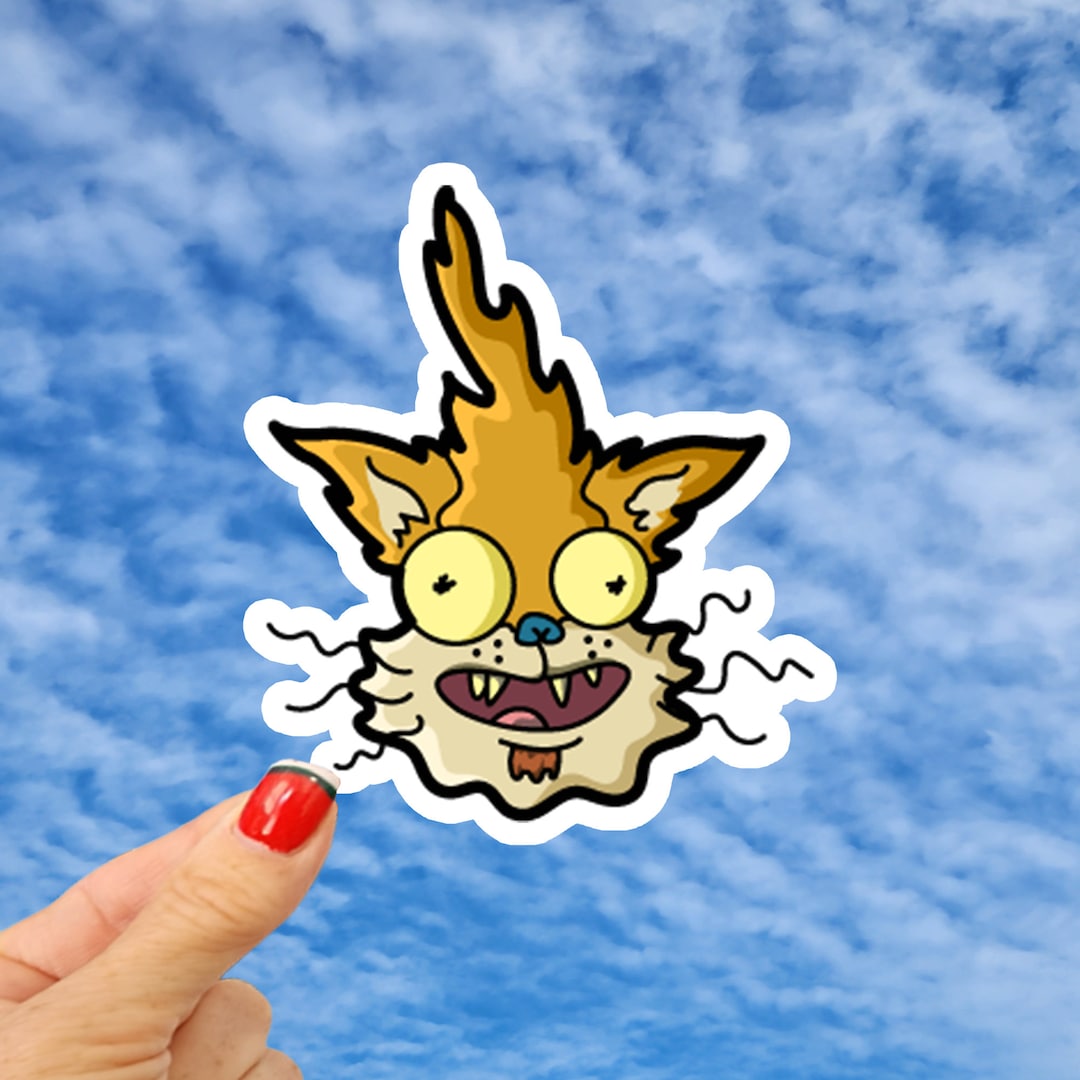 Rick and Morty Squanchy Sticker, Squanchy Sticker, Rick and Morty Meme ...