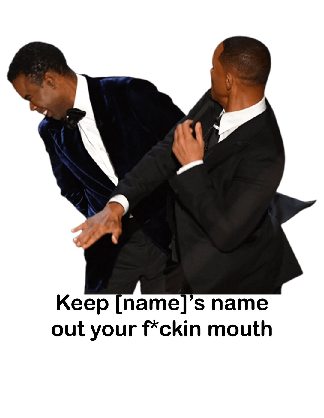 Will Smith Slap Sticker, Will Smith Chris Rock Slap Sticker, Chris Rock ...