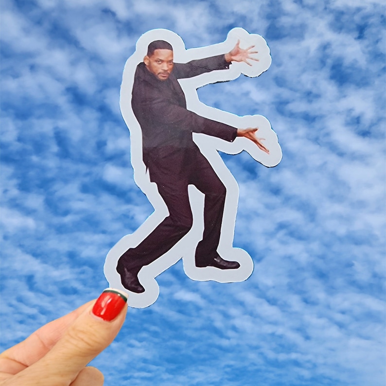 Will Smith Sticker, Will Smith Meme Sticker, Will Smith Academy Award ...