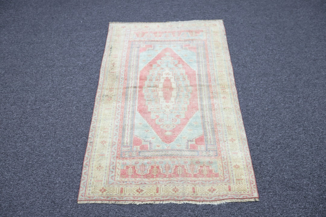 Traditional Rug, 3.8ft X 6.3ft, 112x193 Cm, Area Turkish Rug, Turkish ...