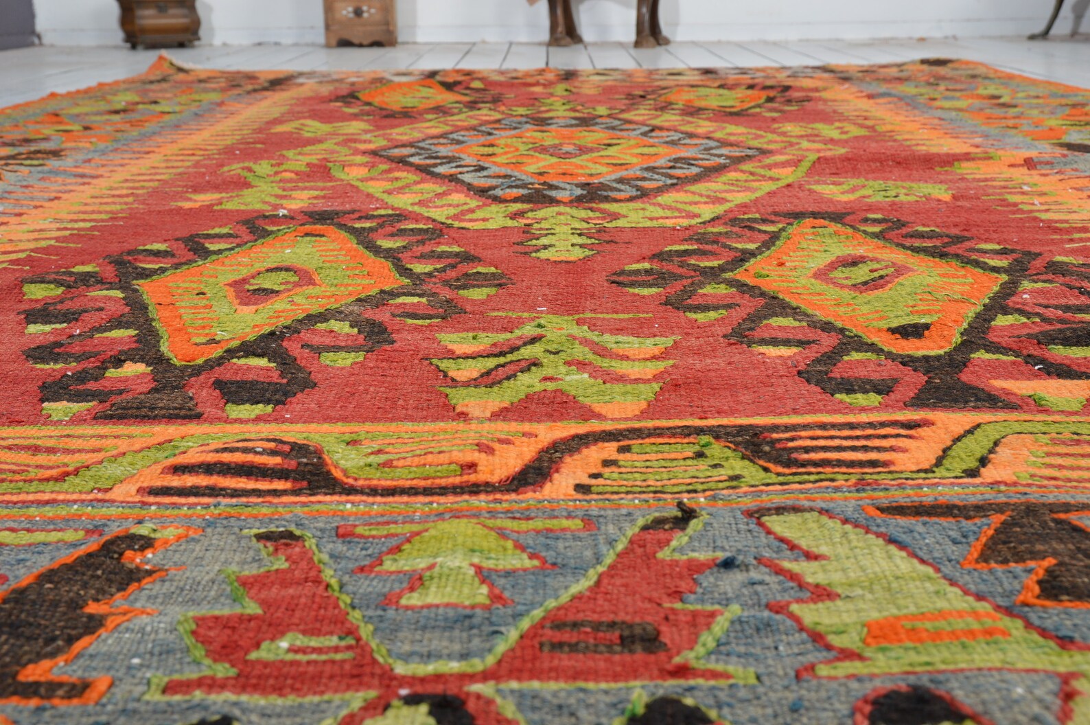 Kilim Rug 5.5ft X 8.7 Ft 170x270 Cm Large Kilim Rug Home - Etsy