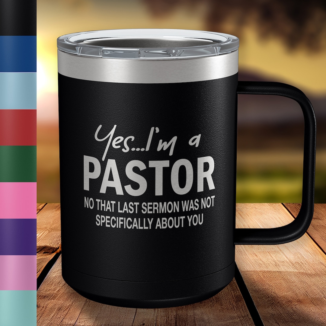 Funny Coffee Mug for Pastor • Funny Pastor Mug • Gift for Pastor ...