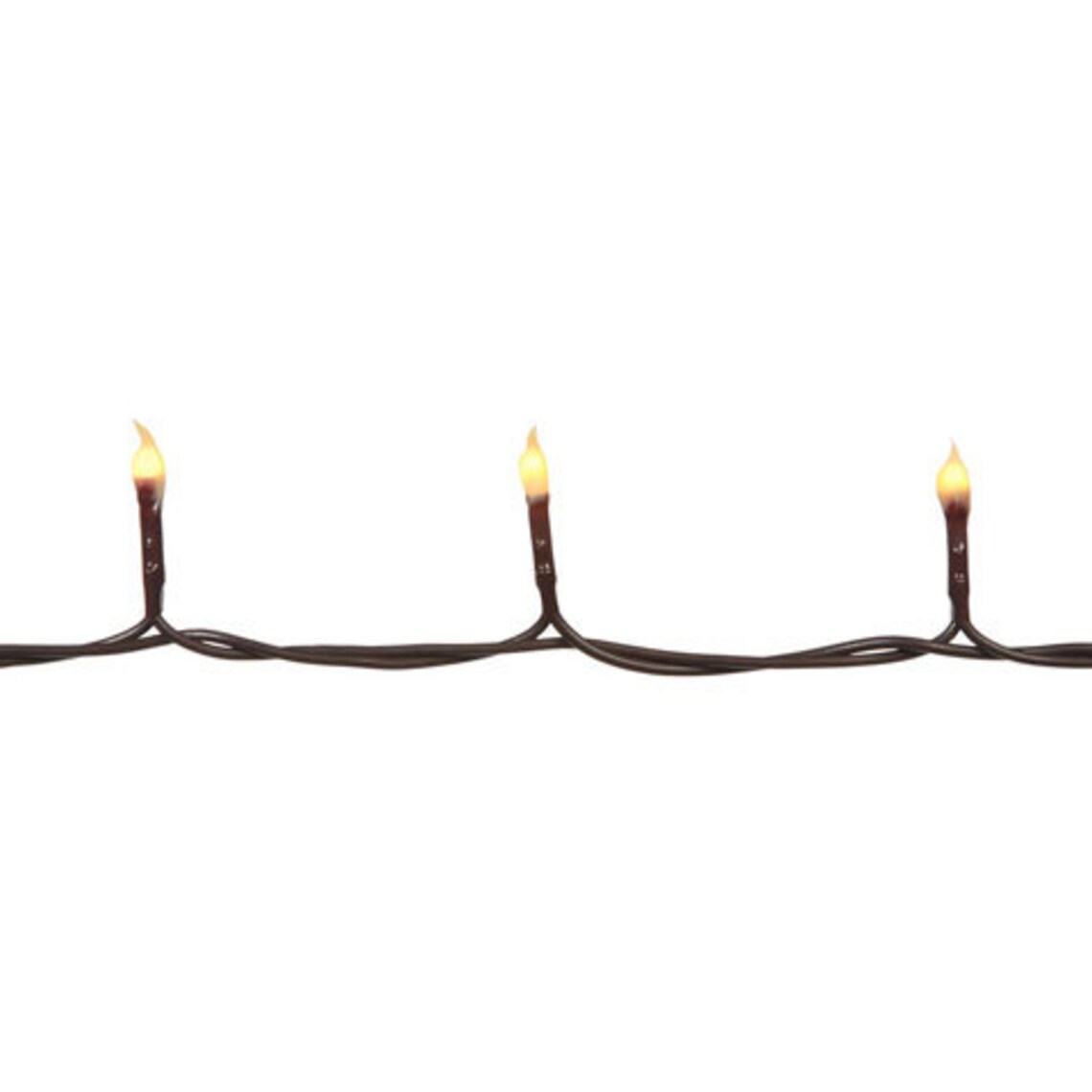 35 Count Silicone Dipped Teeny Bulbs Light String Strand Set - Brown ...