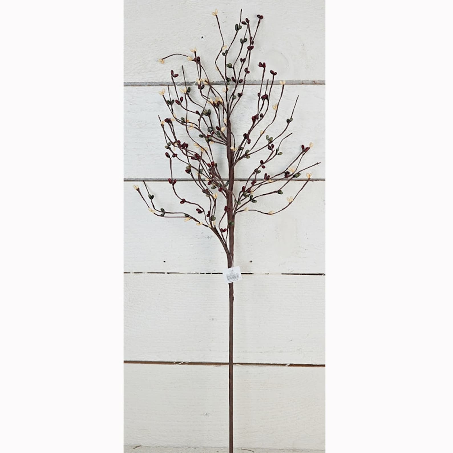 Pip Berry Floral Pick / Spray / Stem - 20" High - Farm House - Burgundy ...
