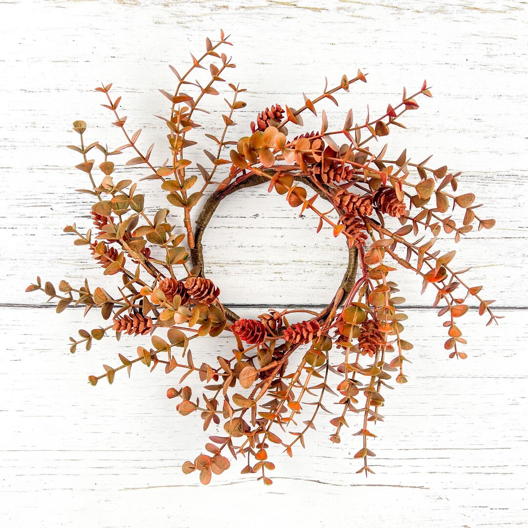 Orange Eucalyptus & Hops Candle/napkin Ring 4.5" Inner Diameter ...