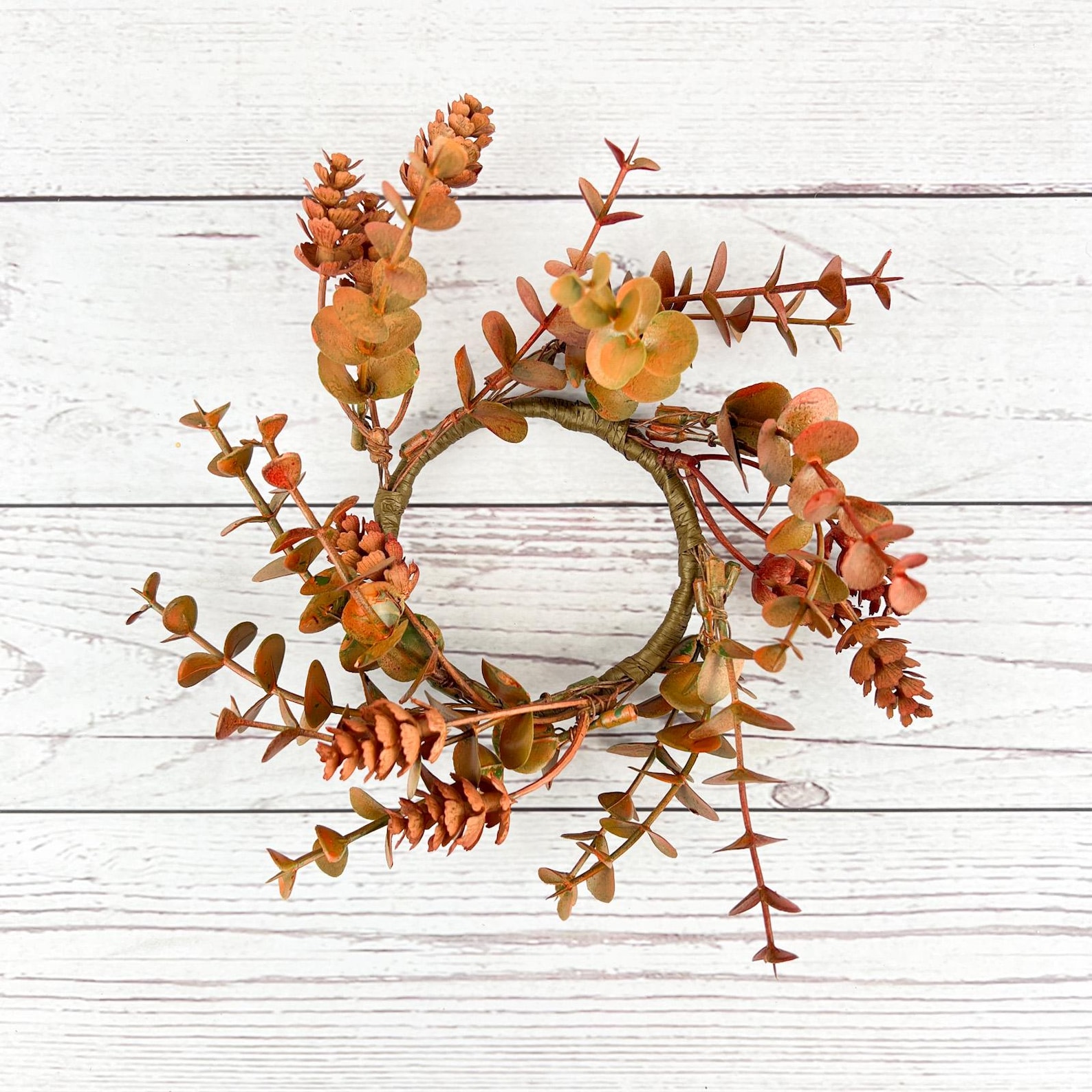 Orange Eucalyptus & Hops Candle/napkin Ring 2.5" Inner Diameter ...