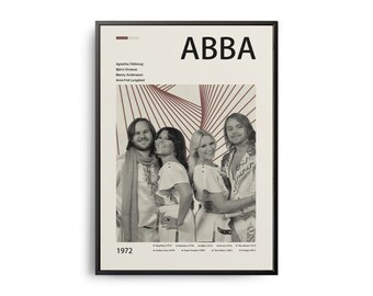 Abba Poster Art - Etsy
