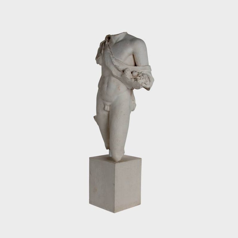 Escultura Torso Romano de los Años 60. Escayola - Etsy México