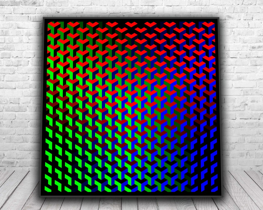 Pattern I - Optical Art (download) - Etsy