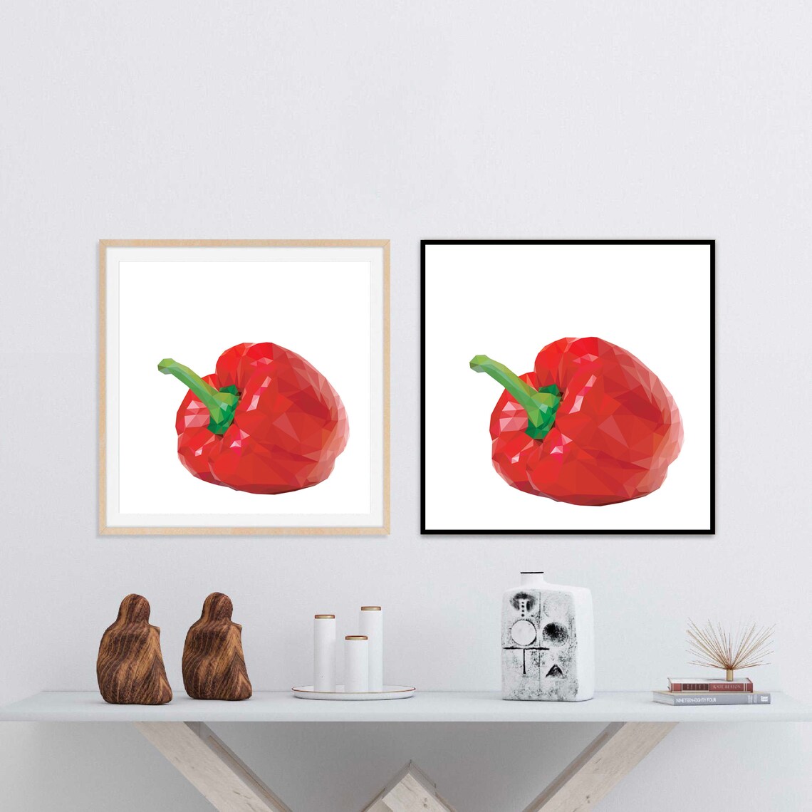 Bell Pepper - Low Poly Digital Art (download) - Etsy