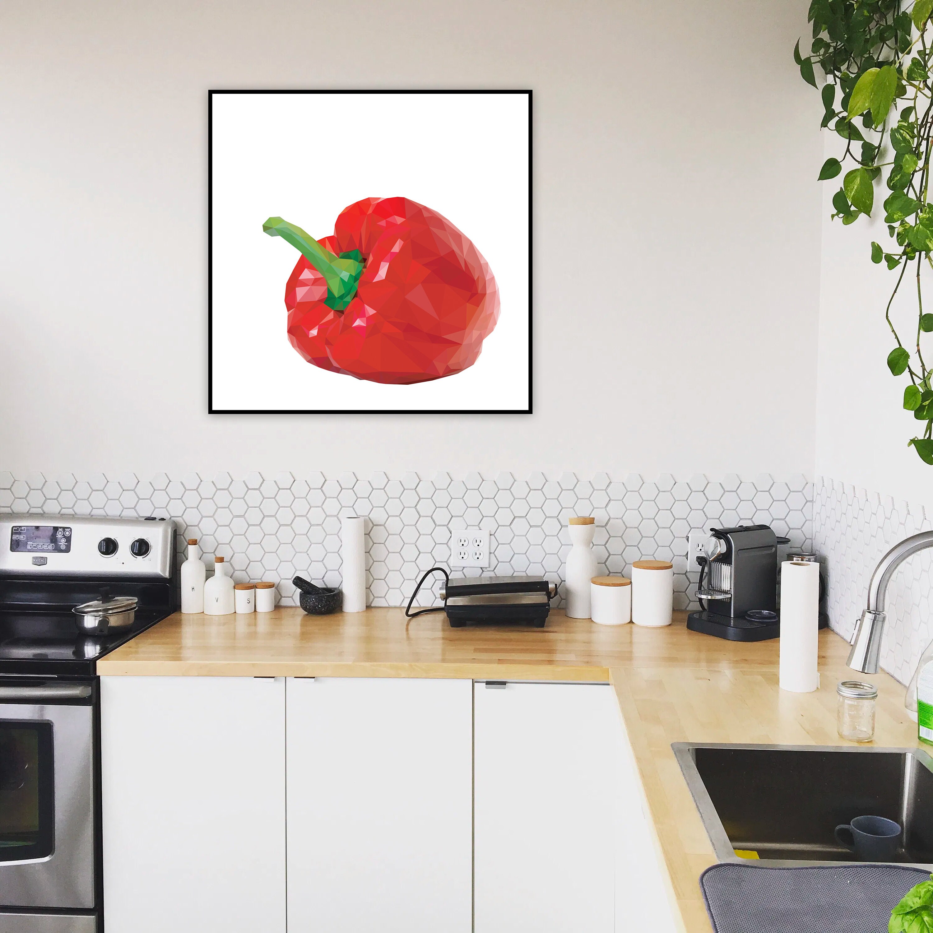 Bell Pepper - Low Poly Digital Art (download) - Etsy