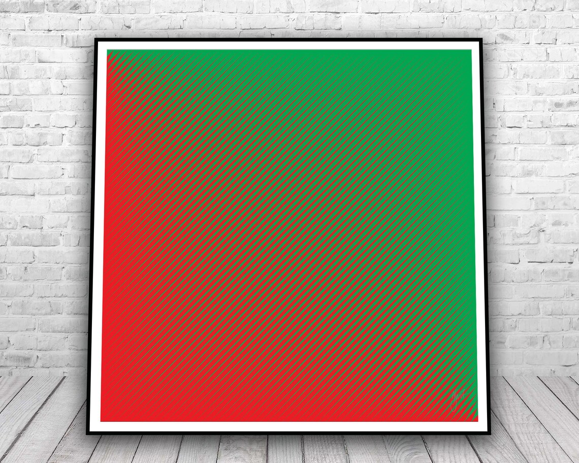 Weave I - Optical Art (download) - Etsy