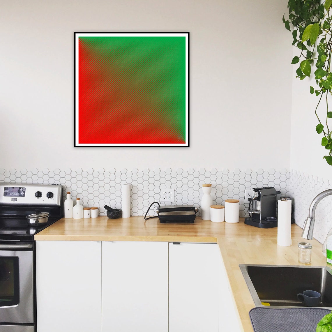 Weave I - Optical Art (download) - Etsy