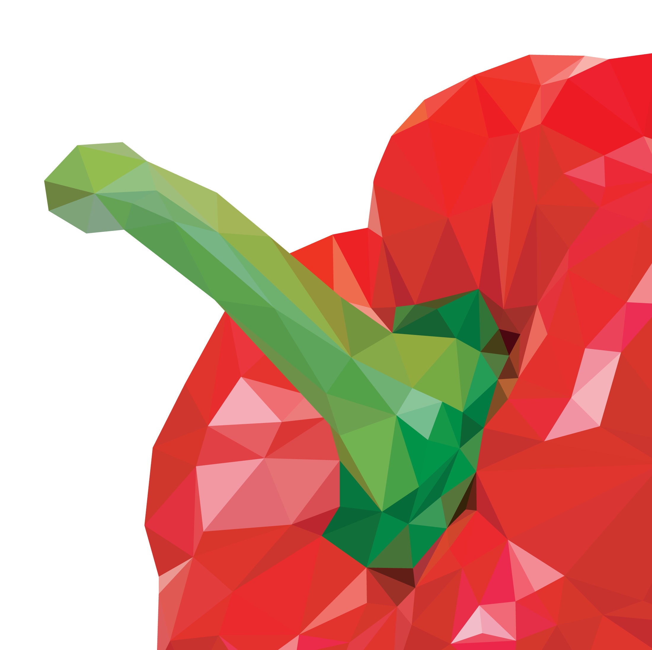 Bell Pepper - Low Poly Digital Art (download) - Etsy