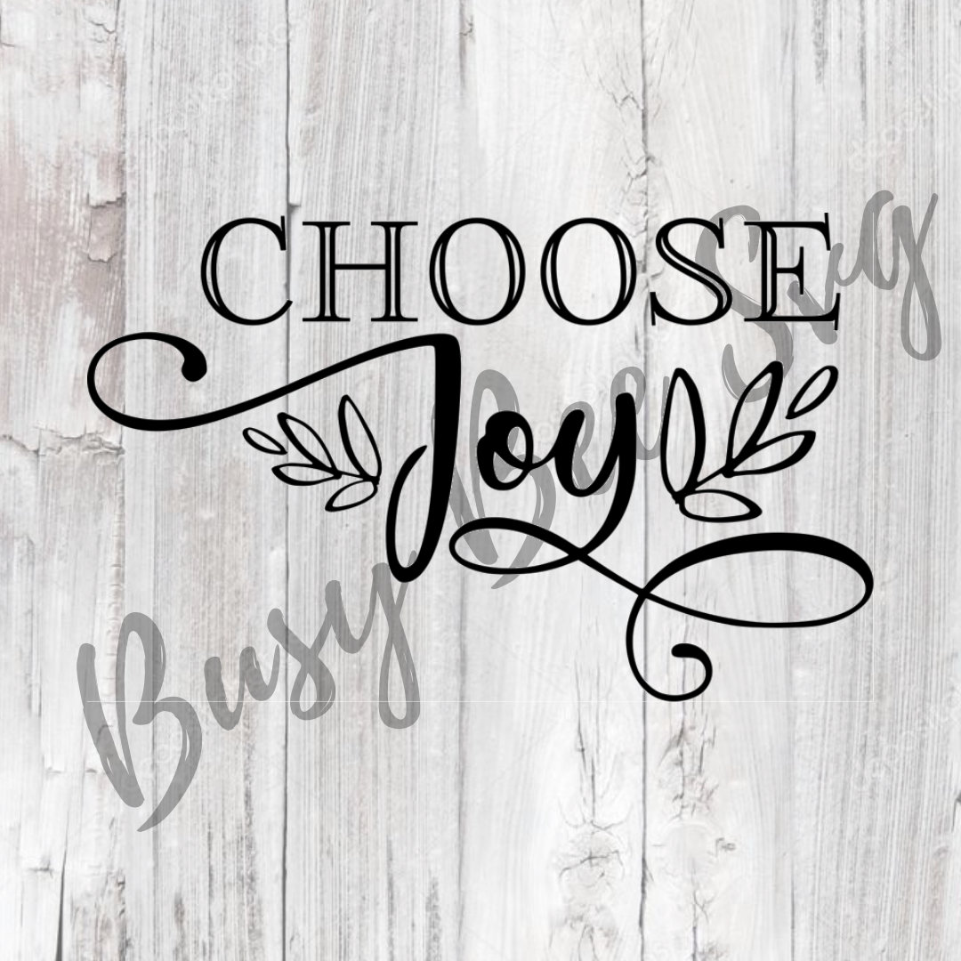 Choose Joy Svg Eps Dxf Png Files for Cutting Machines Cameo | Etsy