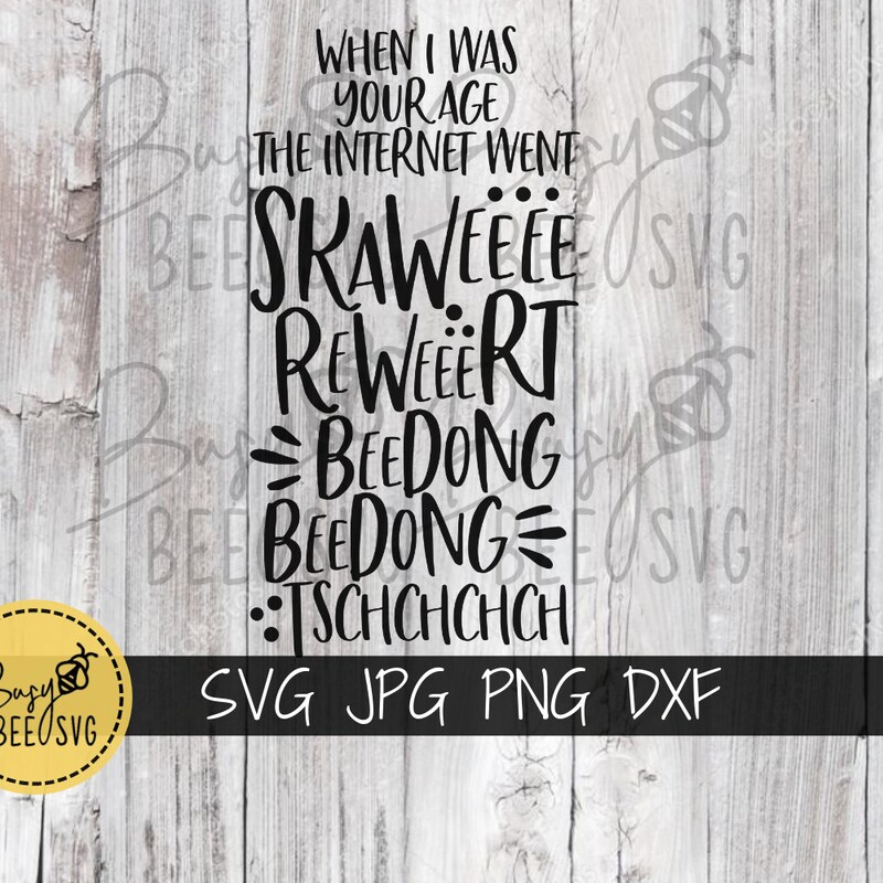 When I Was Your Age - Etsy