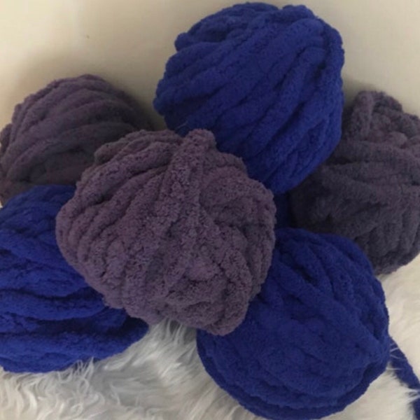 Royal Blue Acrylic Yarn - Etsy