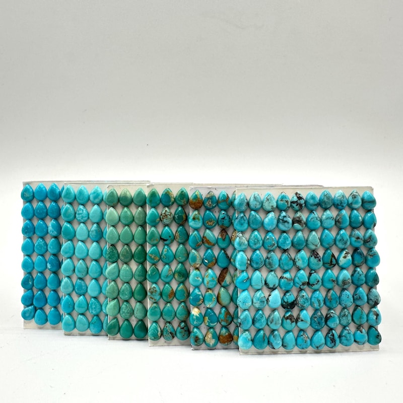 Turquoise Teardrops Ring - Etsy