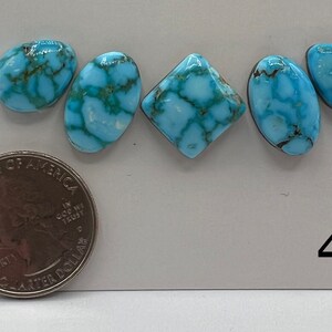 Red Matrix/polychrome Kingman Turquoise Freeform Cabochon Suites ...