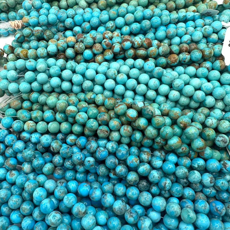 Turquoise No Drilled - Etsy