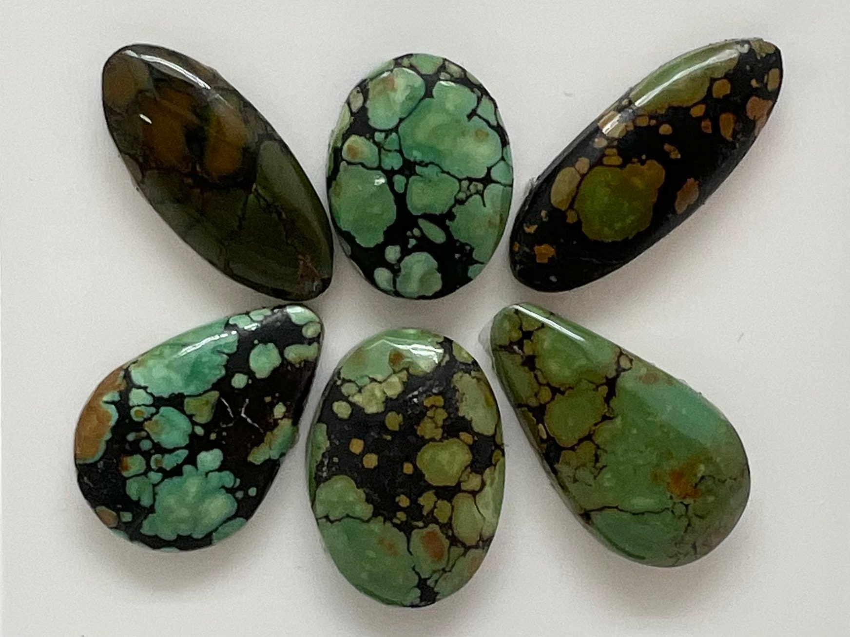 Vintage Hubei Chinese Turquoise Suites/ Freeform Cabochons/ - Etsy