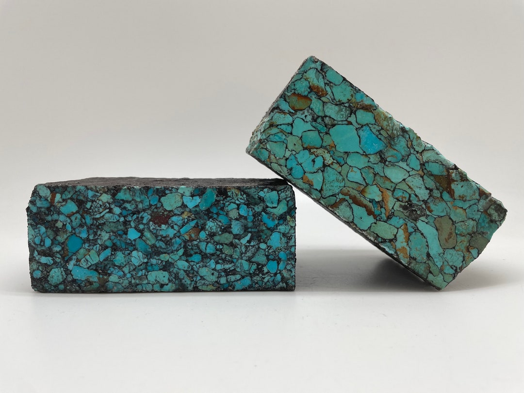 Kingman Turquoise With Black Matrix - Kingman Turquoise Mine Composite ...