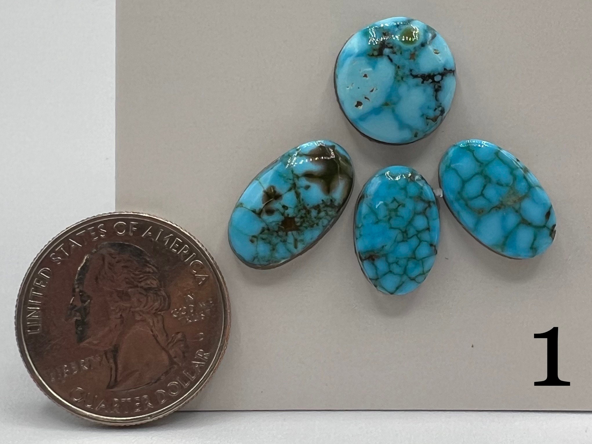 Red Matrix/polychrome Kingman Turquoise Freeform Cabochon - Etsy