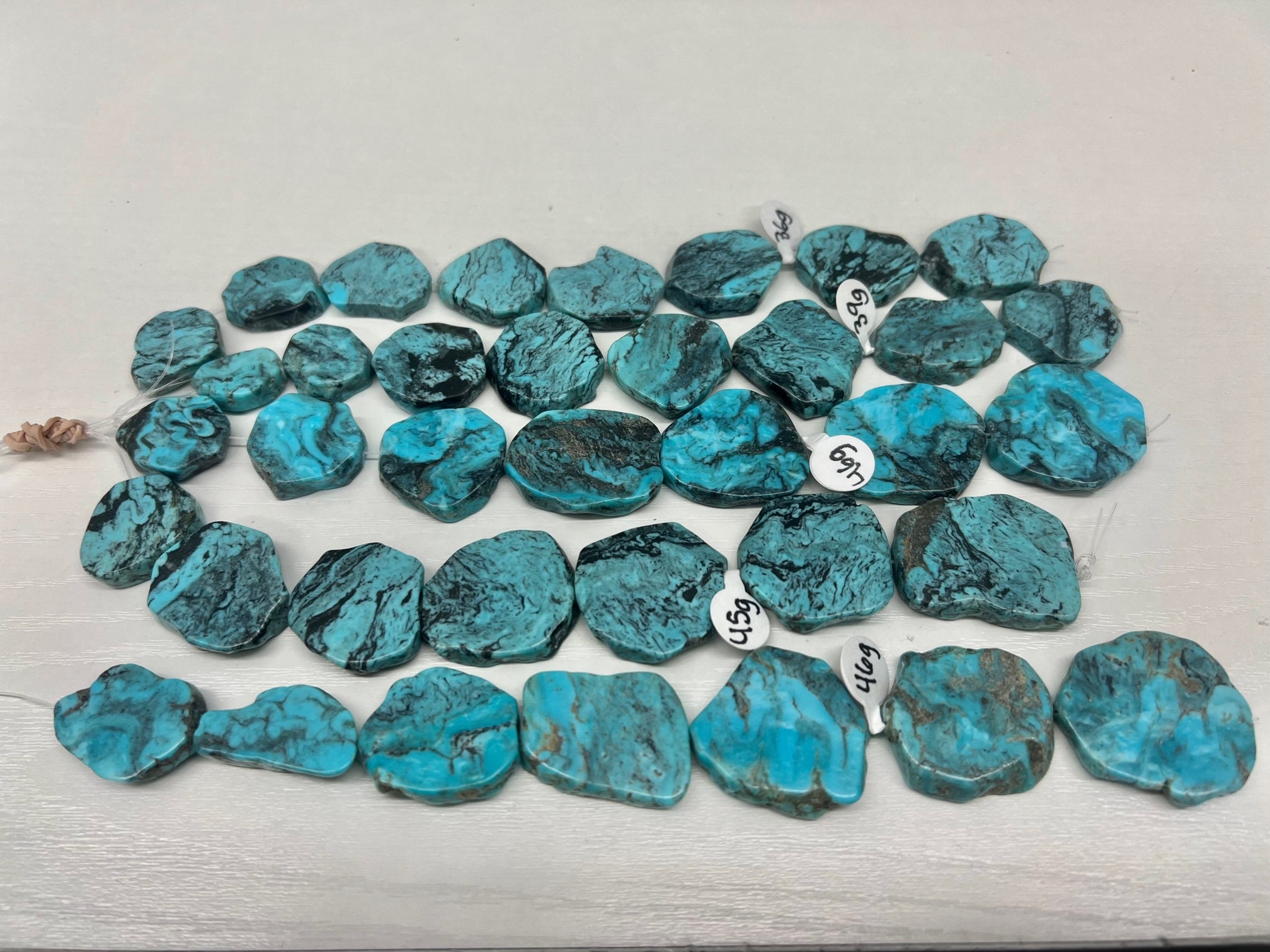 Natural Turquoise Slab Rough,Certified Turquoise Gemstones VL-202 Loose ...