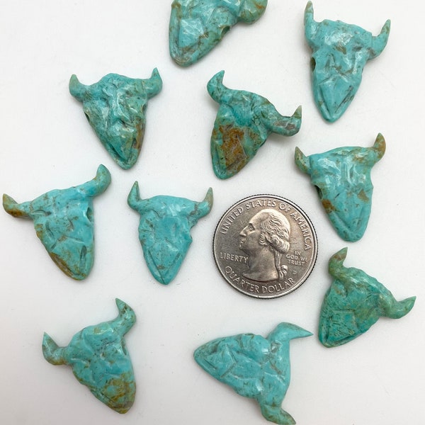Cow Skull Turquoise - Etsy