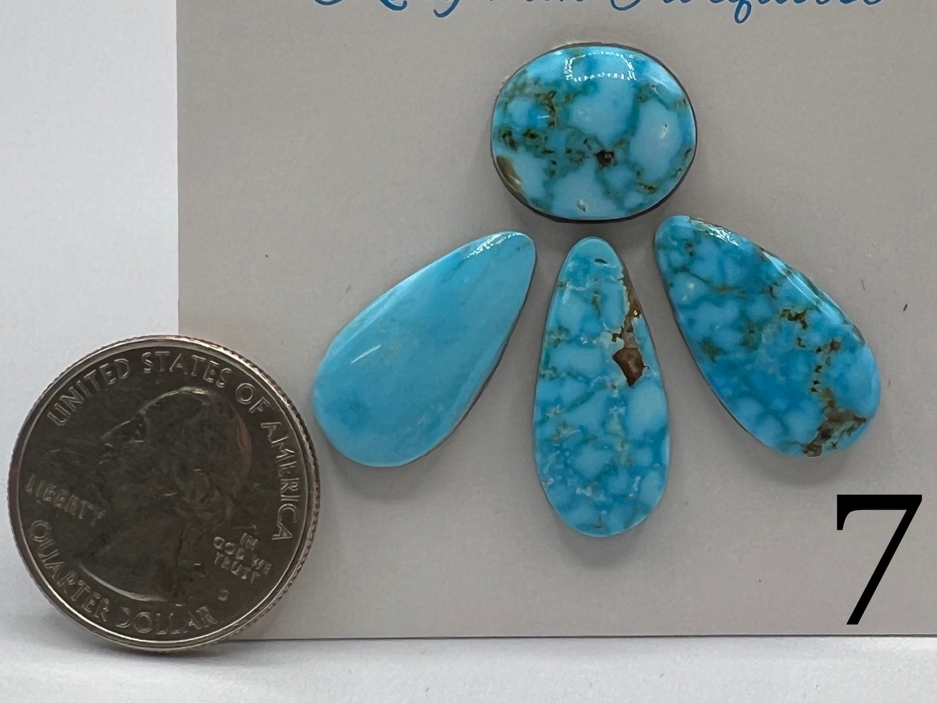 Red Matrix/polychrome Kingman Turquoise Freeform Cabochon - Etsy