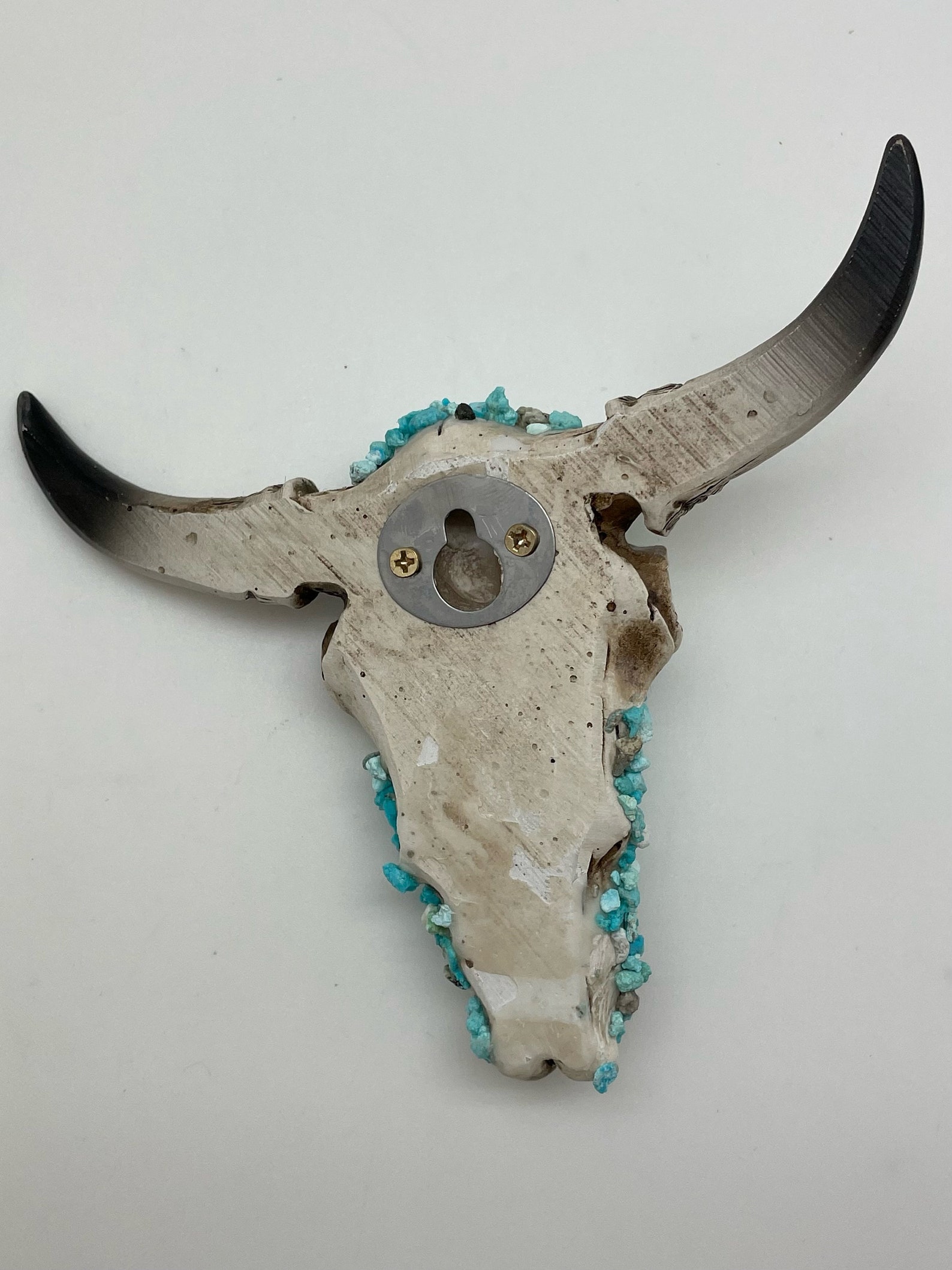 Kingman Turquoise Cow Skulls Sold Individually - Etsy
