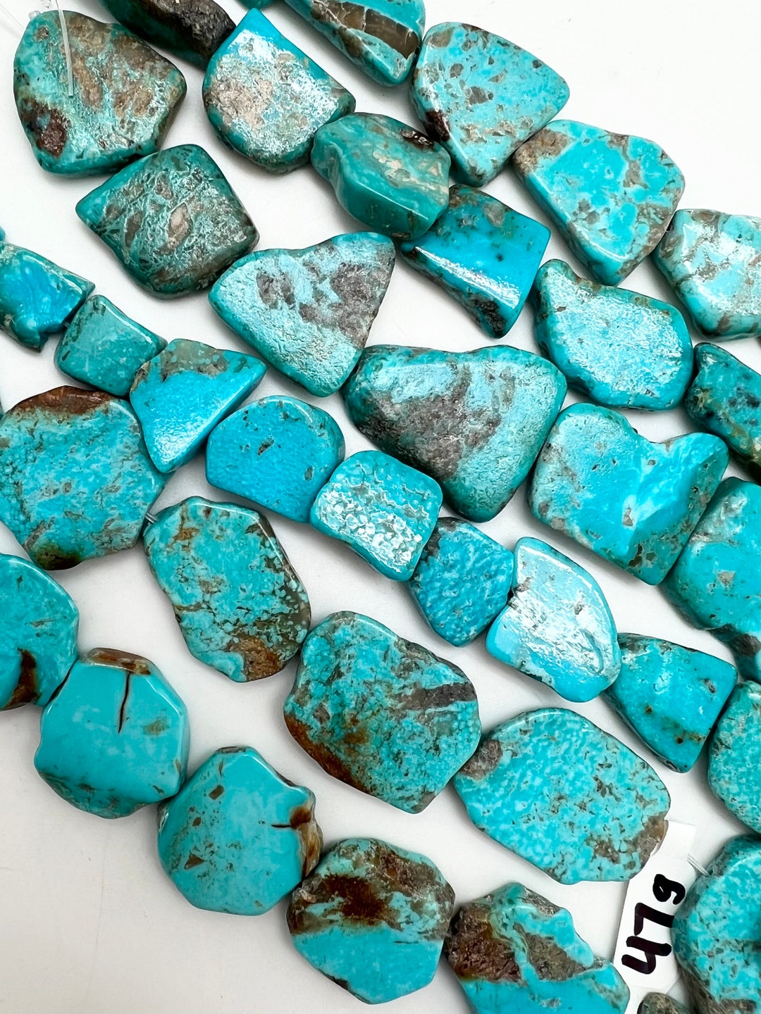 Kingman Turquoise Slab Beads/ Sold by Strand/ Group 1 - Etsy