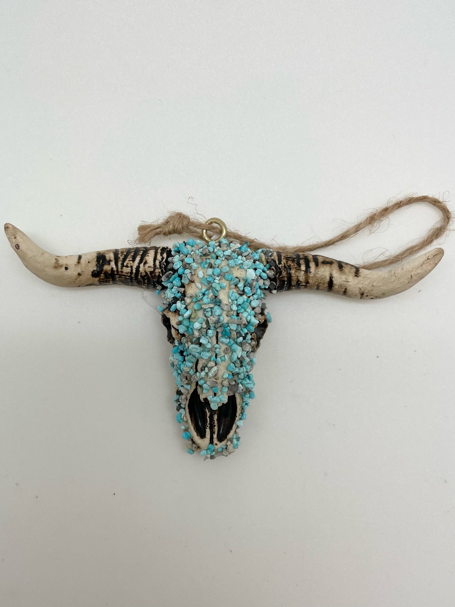 Kingman Turquoise Cow Skulls Sold Individually - Etsy