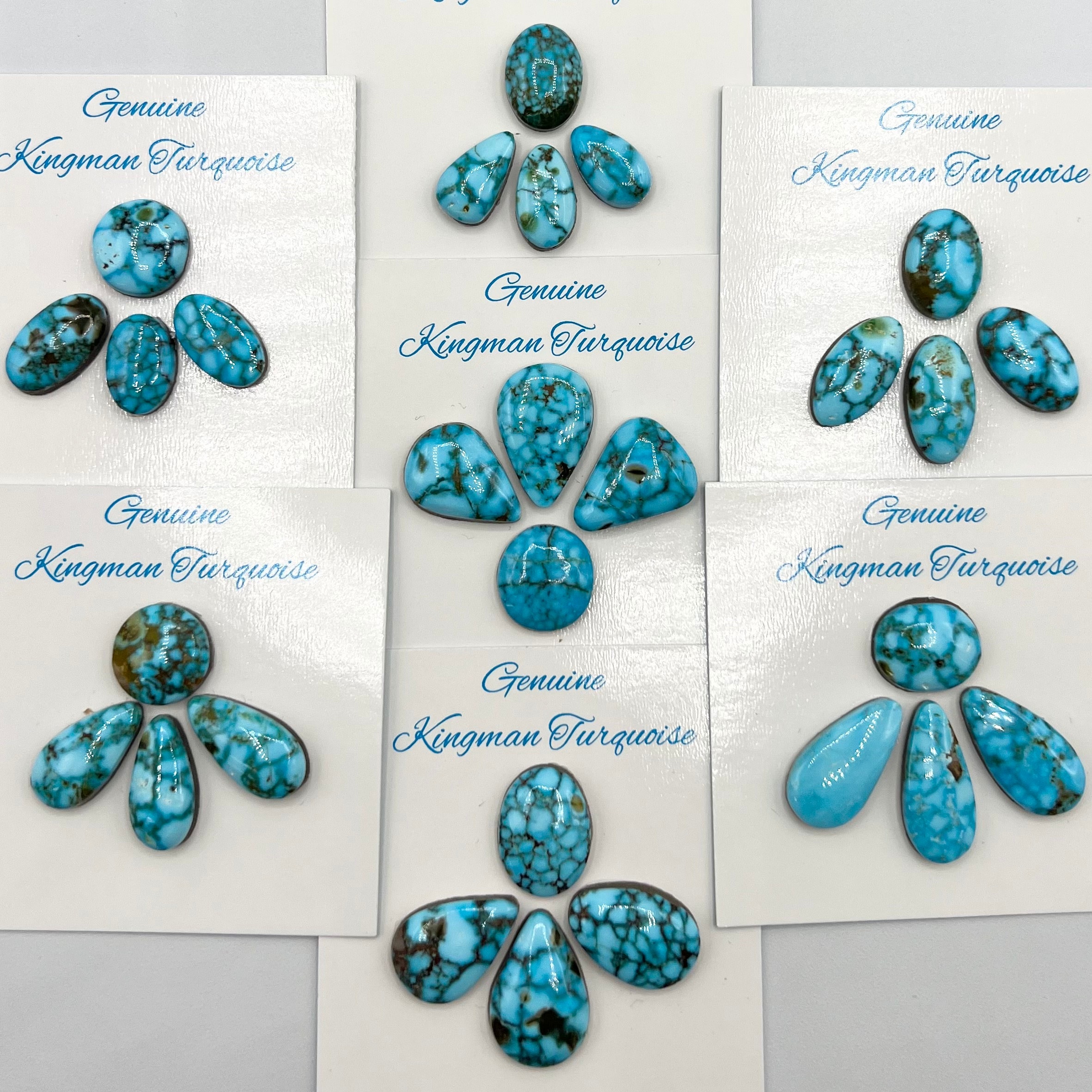 Red Matrix/polychrome Kingman Turquoise Freeform Cabochon - Etsy