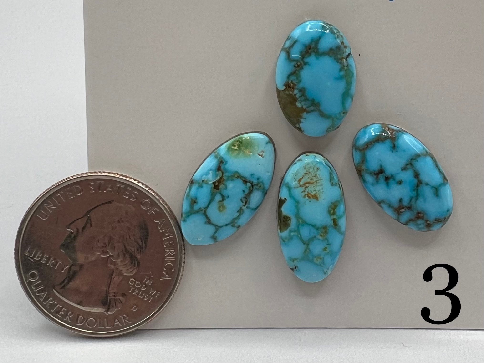 Red Matrix/polychrome Kingman Turquoise Freeform Cabochon - Etsy