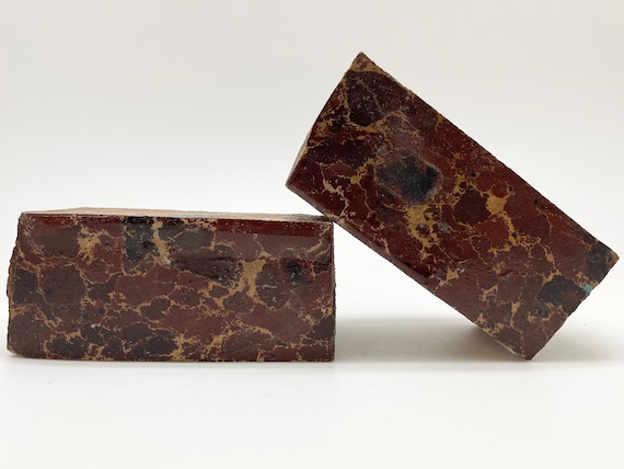 Lava Rock & Bronze Composite Brick/ Kingman Turquoise Mine/ - Etsy