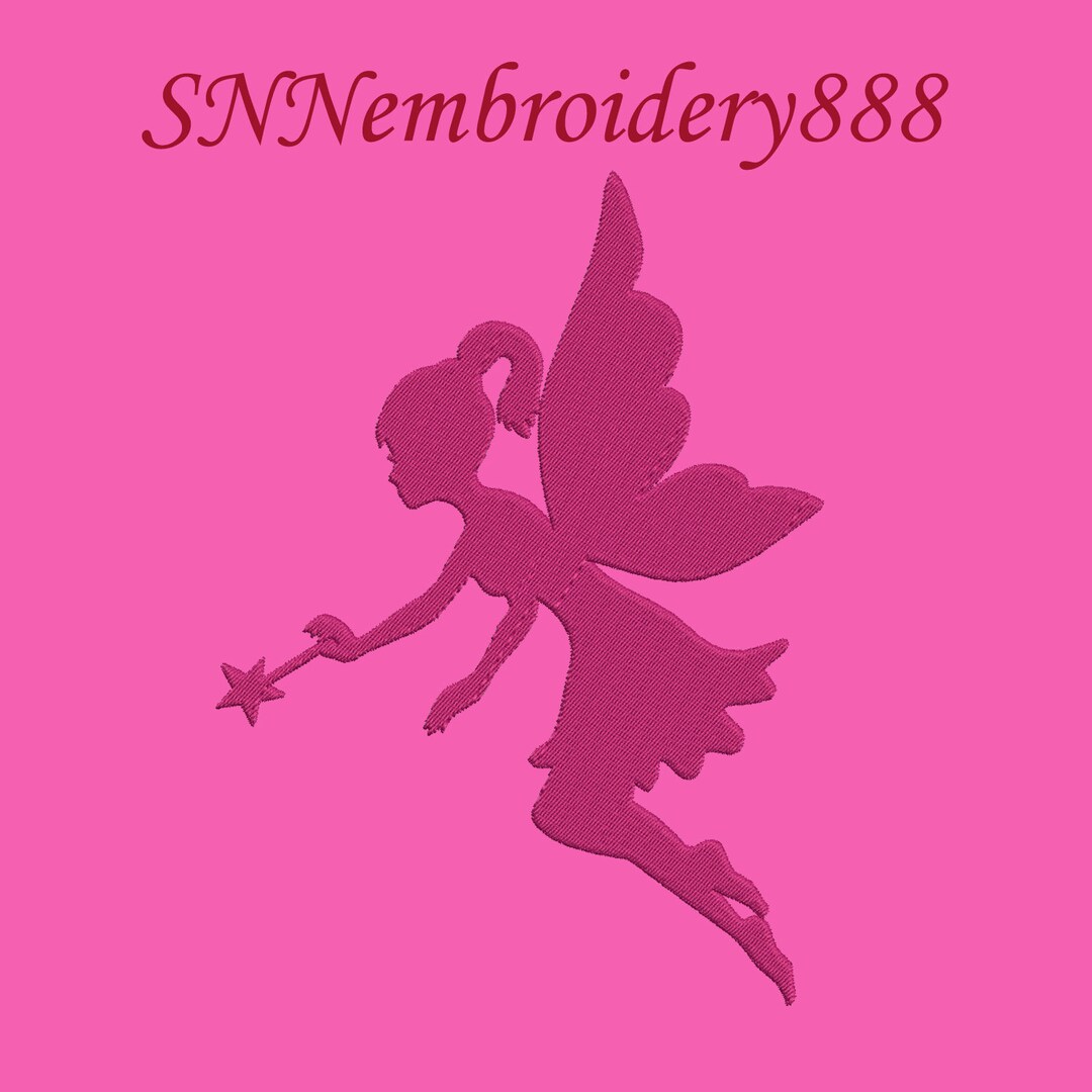 8 Size ANGEL PINK Logo Embroidery Design Instant Download 9 Formats ...