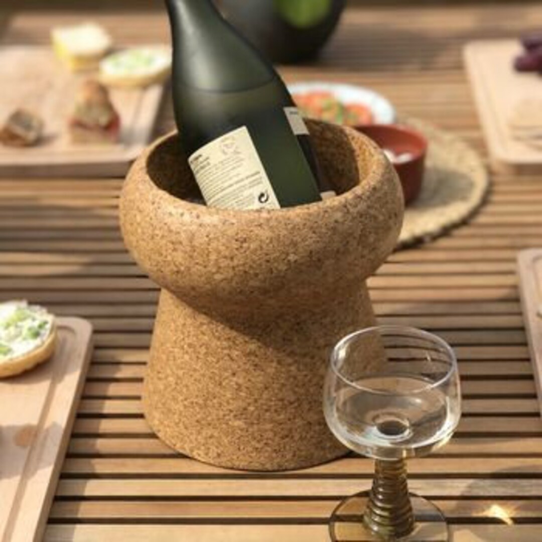 Cork Ice Bucket Wine Cooler - Summer Drinks Storage - Party Drink ...