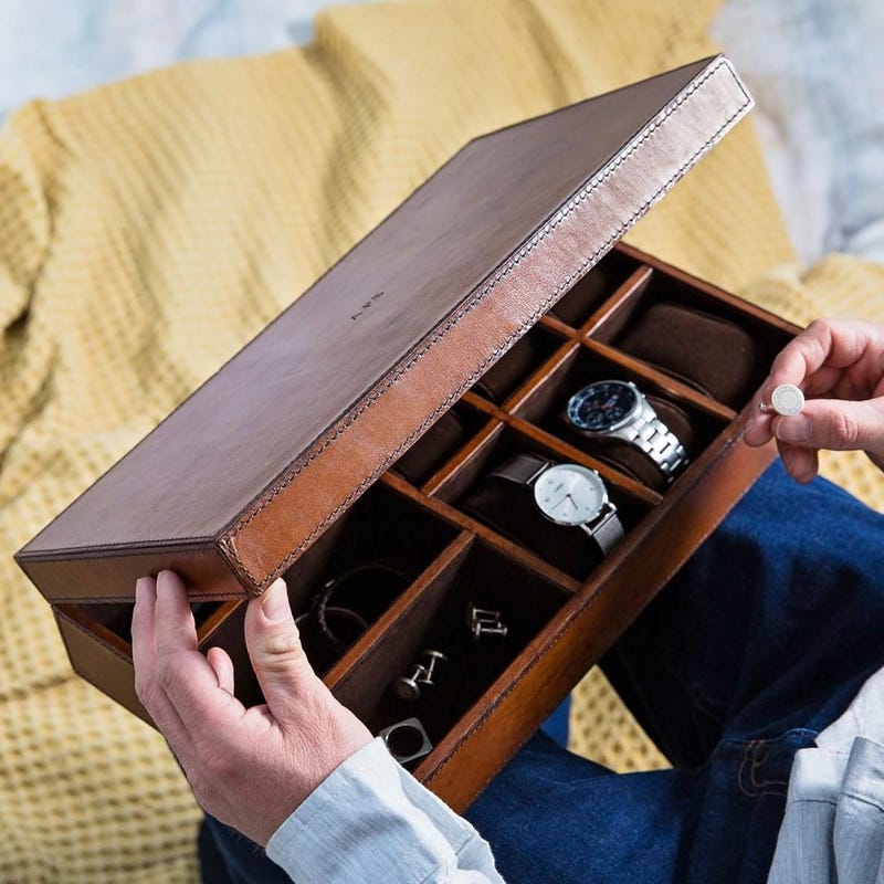 Leather Storage Box - Etsy