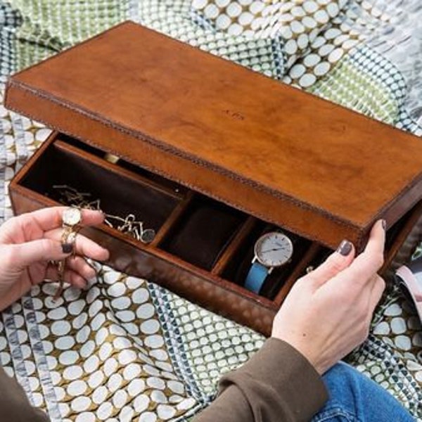 Leather Storage Box - Etsy