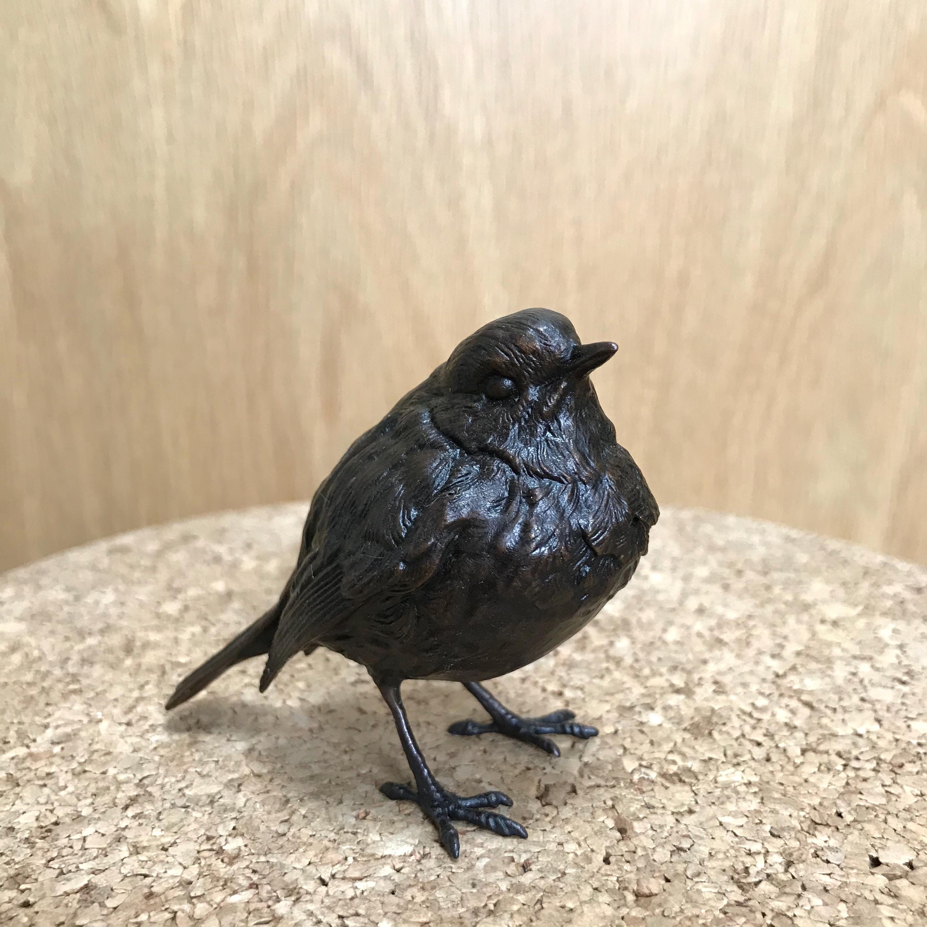 Limited Edition Bronze Robin Sculpture, 8th Anniversary - Countryside ...