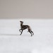 Miniature Bronze Whippet Statue - 8th Anniversary Gift - Dog Lovers ...