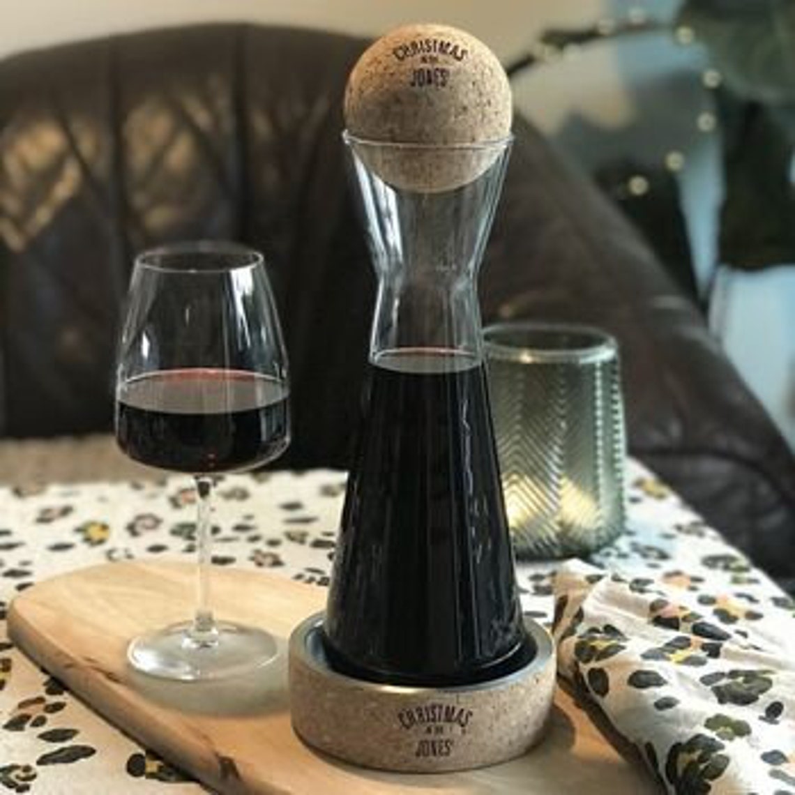 Personalised Wine Carafe for Christmas Gift Drinks Chiller - Etsy UK