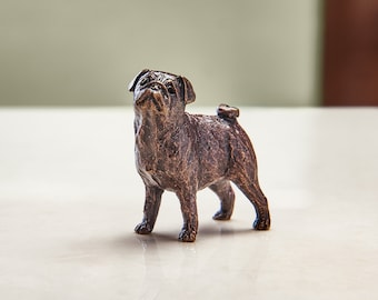 Pug Dog Figurine - Etsy